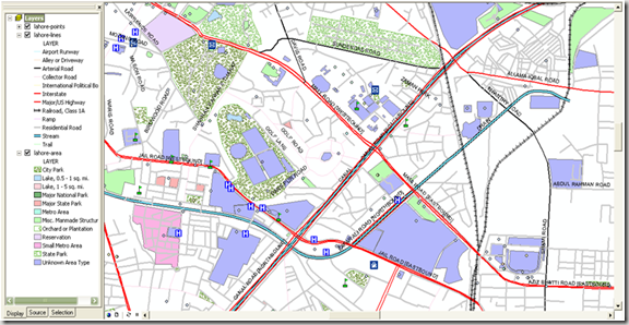 Lahore Map shapefiles | Pakistan GIS